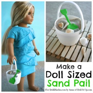 Make a Sand Pail and Shovel for Dolls